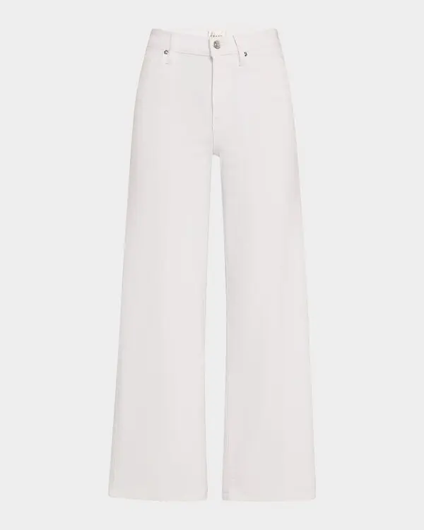 FRAME Le Slim Palazzo Jeans - White