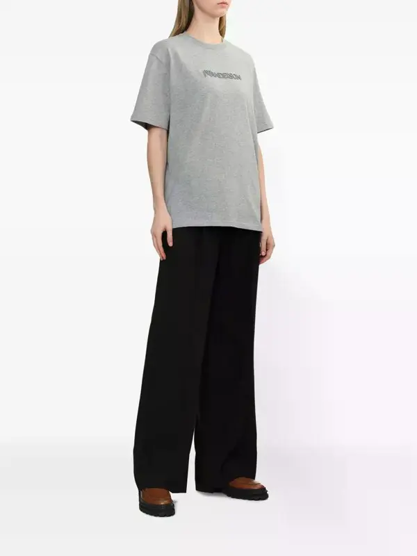 JW Anderson Logo-embroidered T-shirt