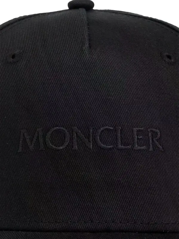 Moncler Embroidered Gabardine Cap