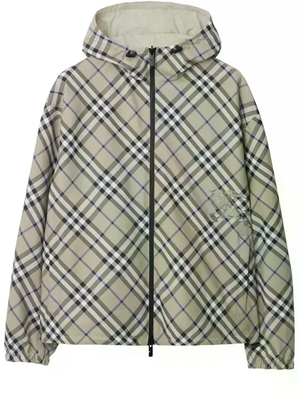 Burberry Checked Reversible Jacket - Neutrals