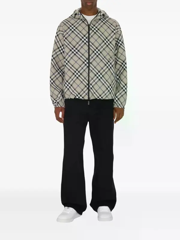 Burberry Checked Reversible Jacket - Neutrals