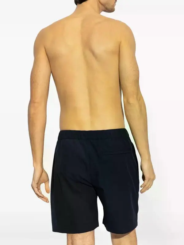 Moose Knuckles Logo Patch Swim Shorts