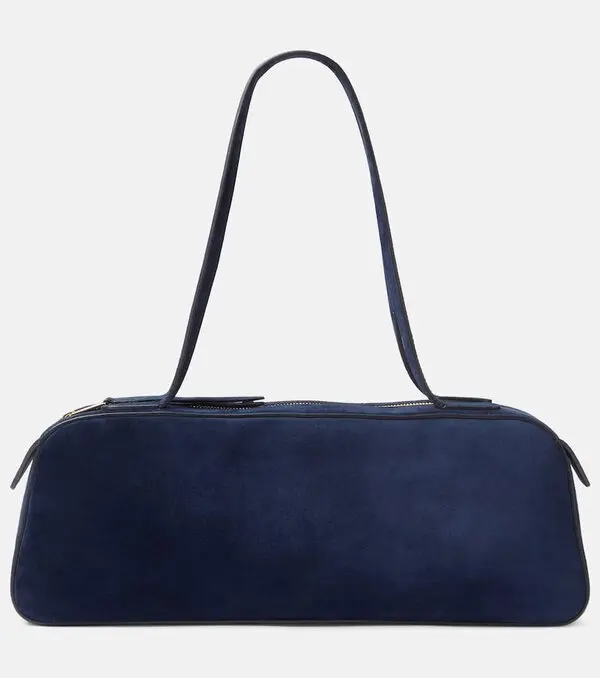 Khaite Simona Suede Shoulder Bag - Blue
