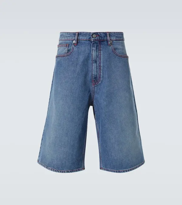 ERL Indiana Denim Bermuda Shorts