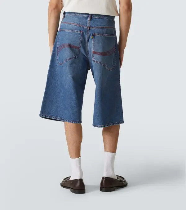 ERL Indiana Denim Bermuda Shorts