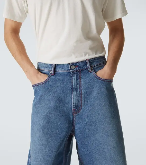 ERL Indiana Denim Bermuda Shorts