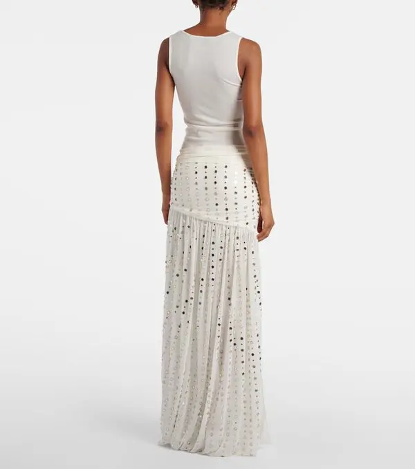 XU ZHI Embellished Tank Top