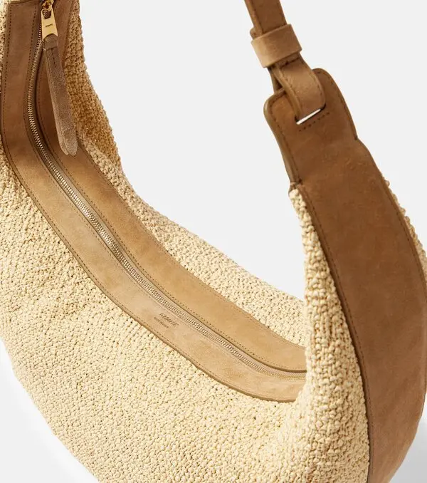 Khaite Augustina Raffia Shoulder Bag