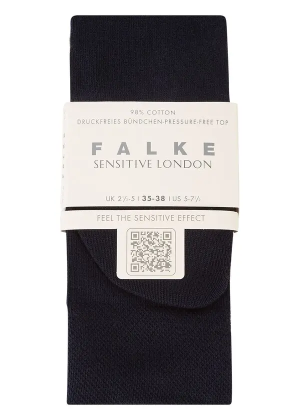 Falke Sensitive London Stretch Cotton Socks - Navy