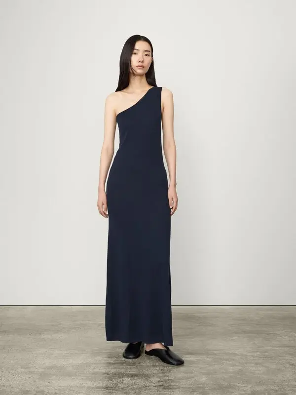 LISA YANG STORE Oliva One-shoulder Maxi Dress