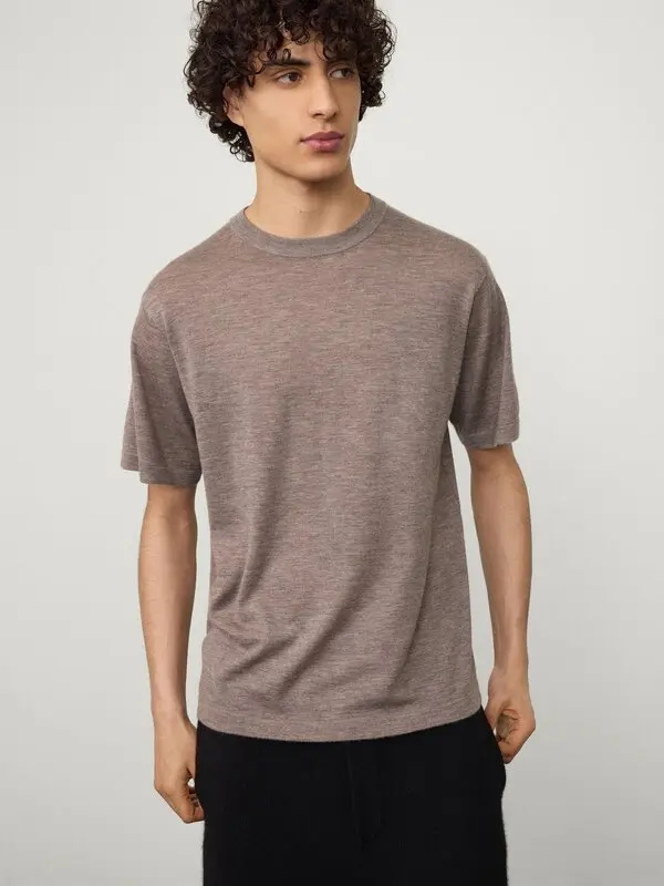 LISA YANG Johannes T-shirt - Deep Truffle