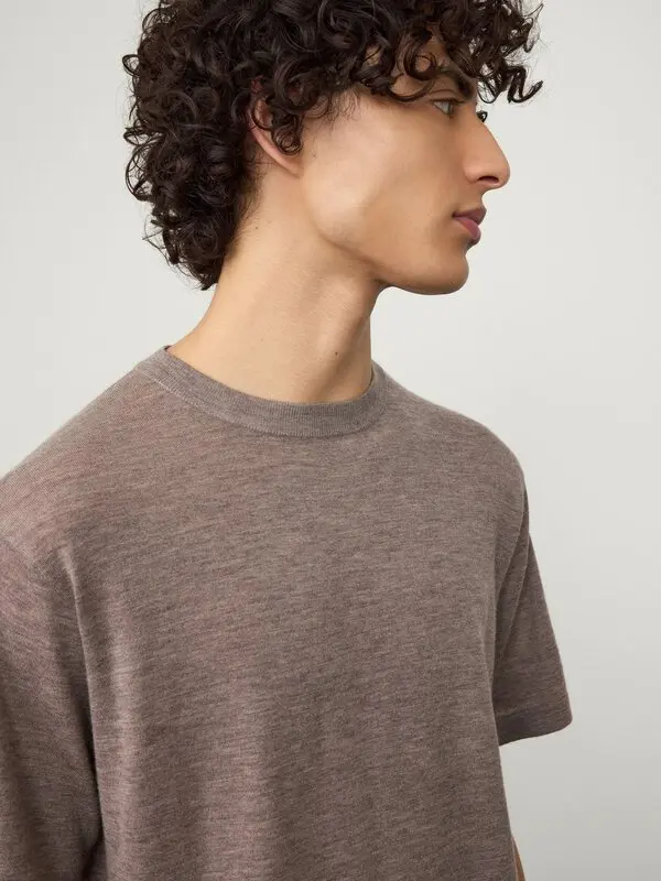 LISA YANG Johannes T-shirt - Deep Truffle