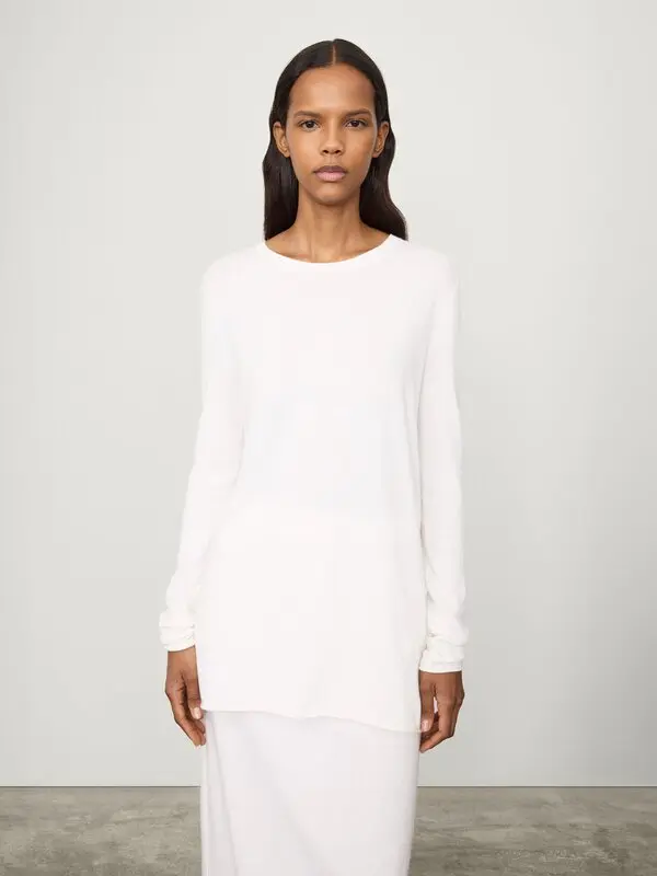 LISA YANG The Maurie Sweater - Salt
