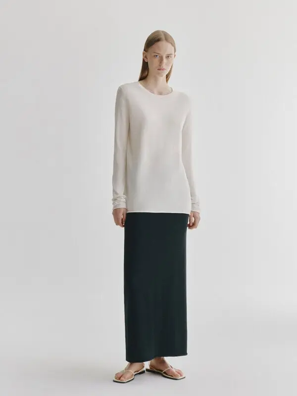 LISA YANG The Maurie Sweater - Salt
