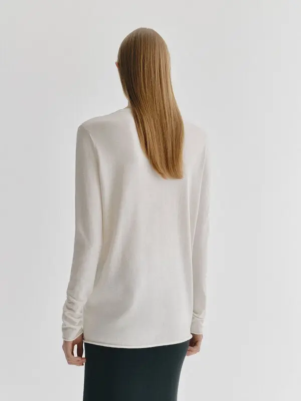 LISA YANG The Maurie Sweater - Salt