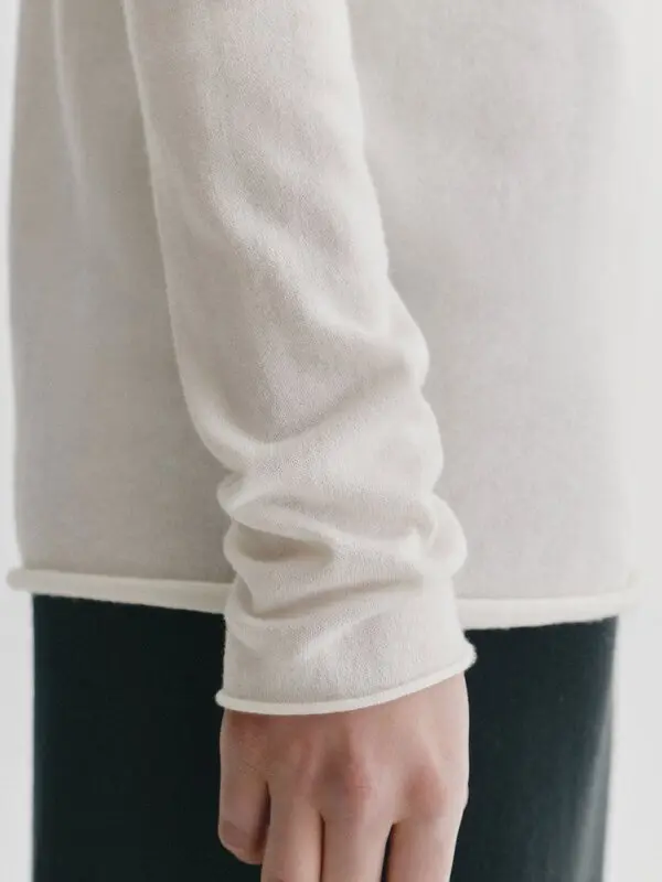 LISA YANG The Maurie Sweater - Salt