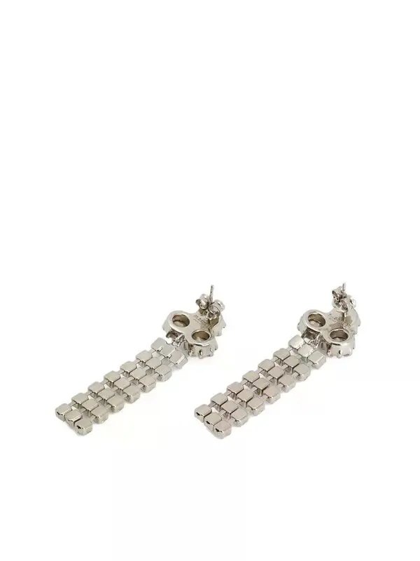 JIL SANDER Crystal-embellished Drop Earrings
