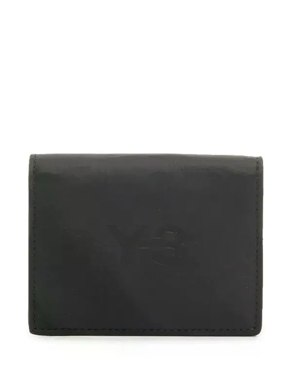 Y3 Leather Wallet - Black