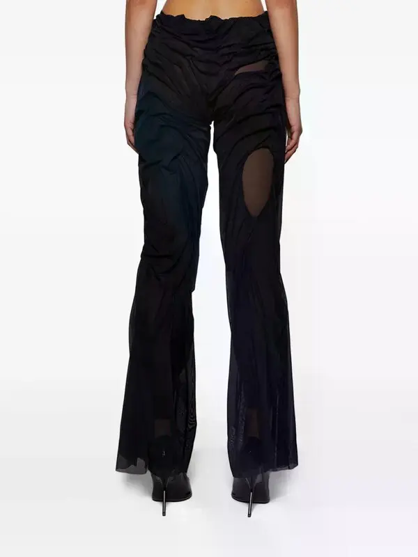DI PETSA Hand-draped Wetlook Trousers
