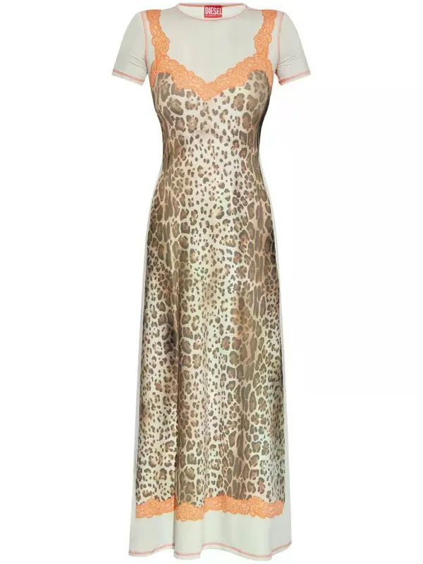 DIESEL® D-ile Midi Dress - Neutrals