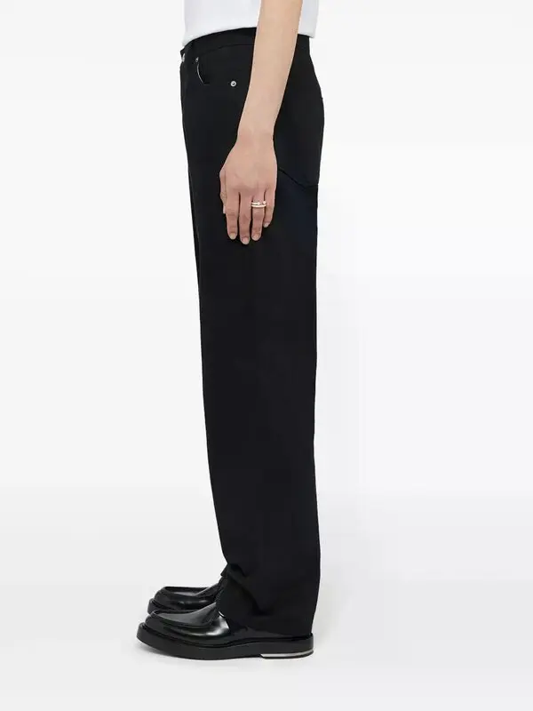 JIL SANDER Loose Fit Jeans - Black