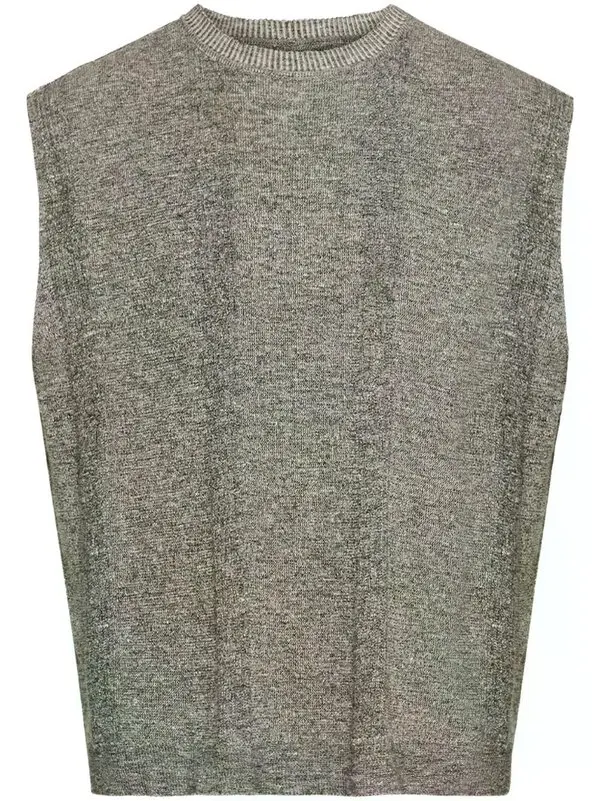 MAISON MARGIELA Chiné-knit Tank Top