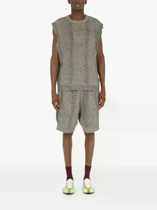 MAISON MARGIELA Chiné-knit Tank Top