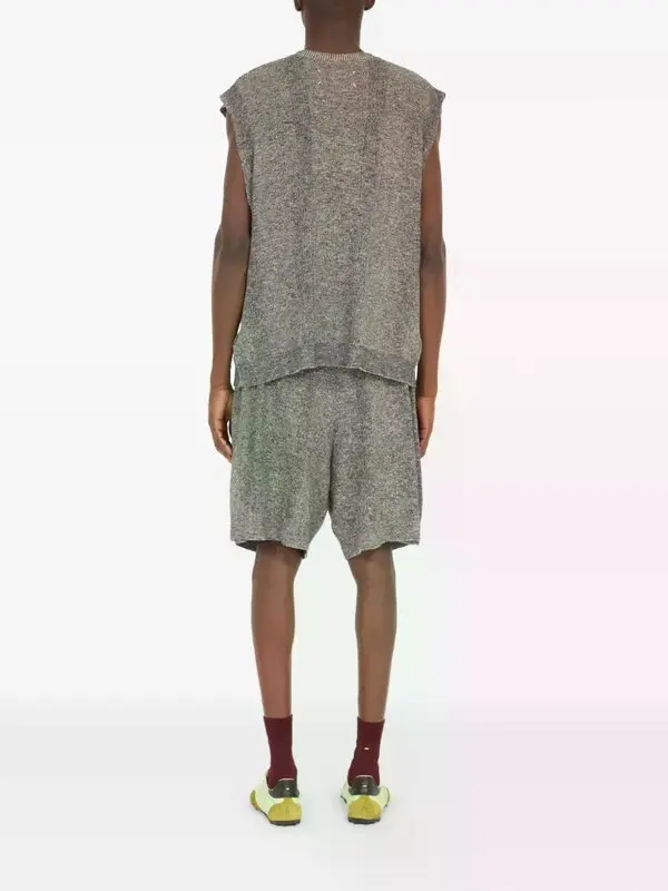 MAISON MARGIELA Chiné-knit Tank Top