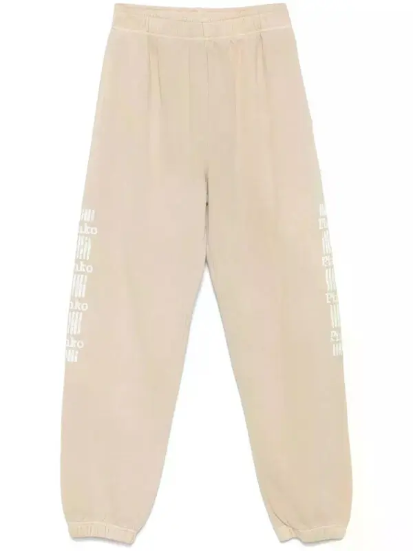 Pinko Logo-print Track Pants - Neutrals