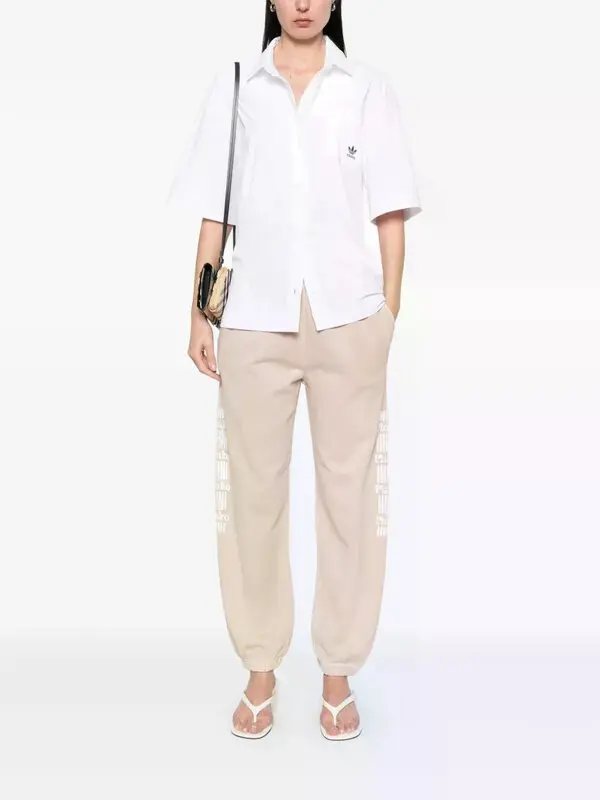 Pinko Logo-print Track Pants - Neutrals