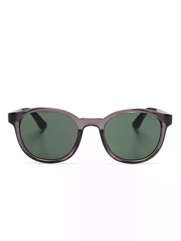 Montblanc Square-frame Sunglasses - Black