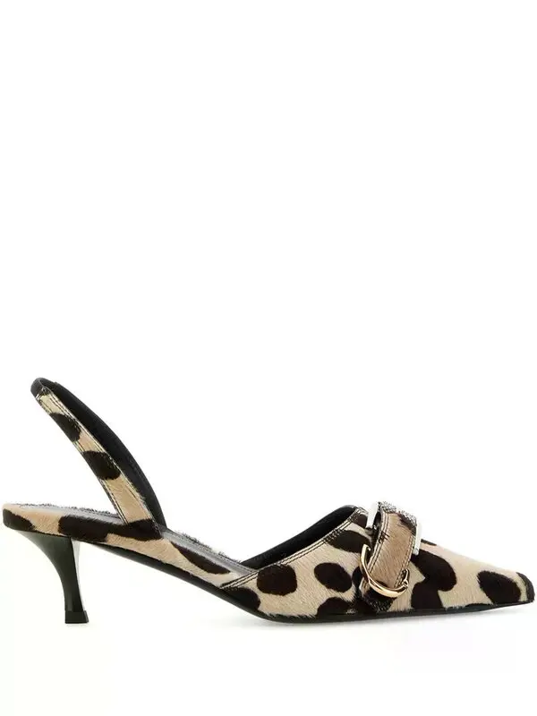 Givenchy 45mm Voyou Slingback Pumps - Neutrals