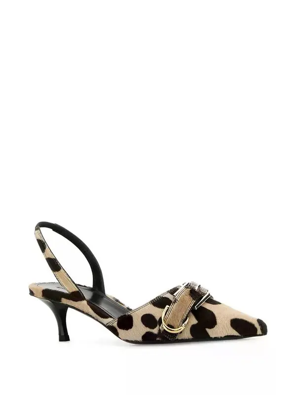 Givenchy 45mm Voyou Slingback Pumps - Neutrals