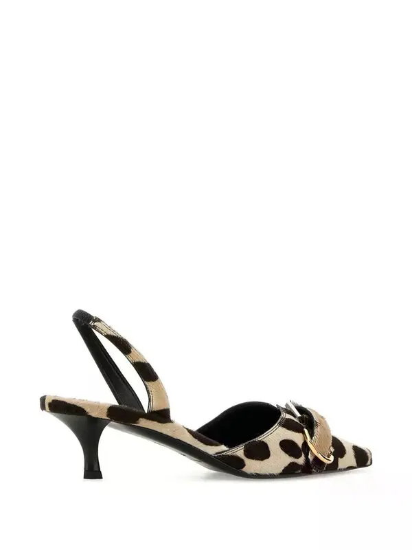 Givenchy 45mm Voyou Slingback Pumps - Neutrals