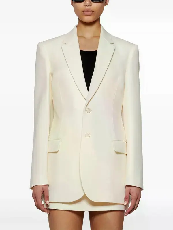 Wardrobe.NYC Contour Blazer - White