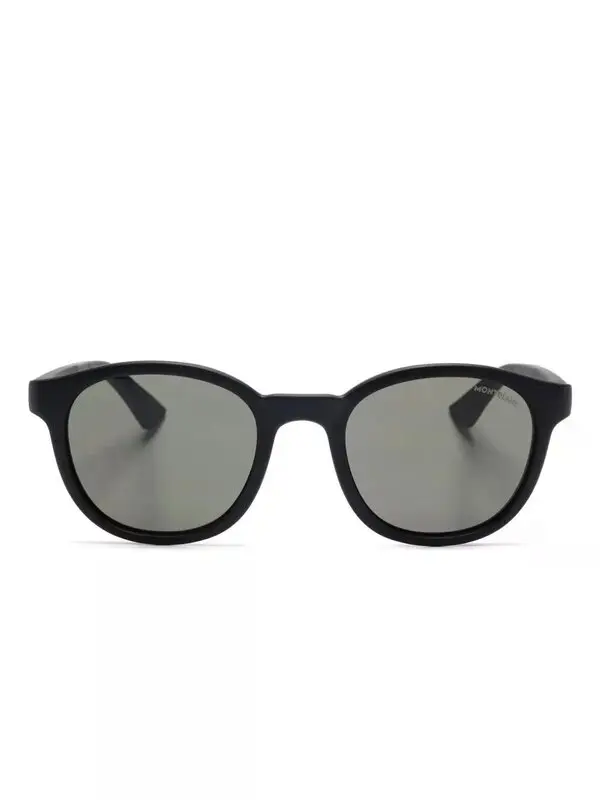 Montblanc Round-frame Sunglasses - Black