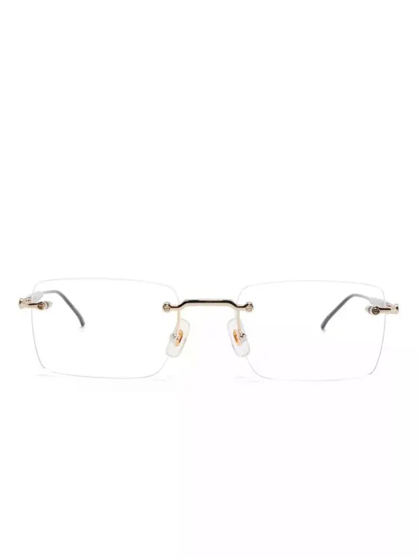 Montblanc Rimless Eyeglasses - Black