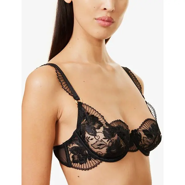 Bluebella Gabriella Soft-cups Floral-lace Bra
