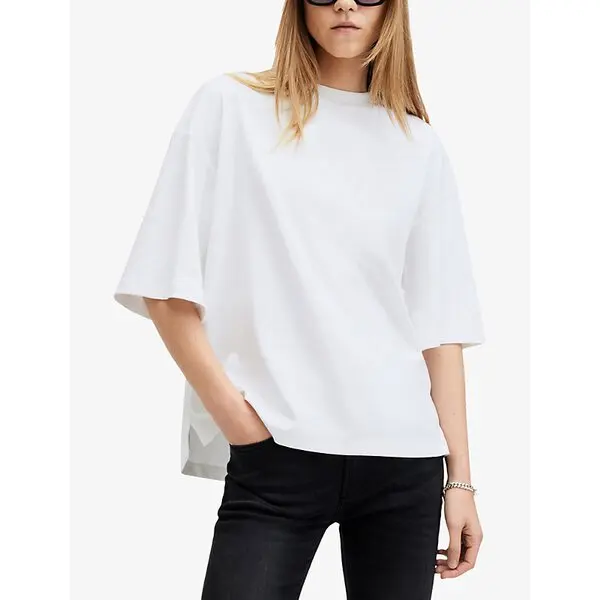 ALLSAINTS Amelie Relaxed-fit Cotton T-shirt - White
