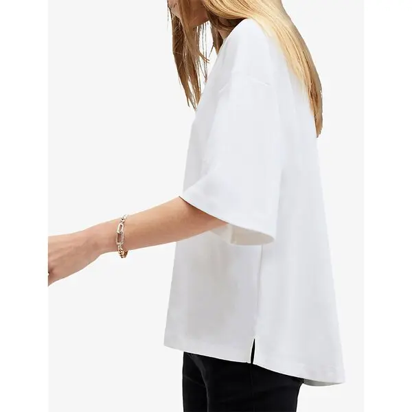 ALLSAINTS Amelie Relaxed-fit Cotton T-shirt - White
