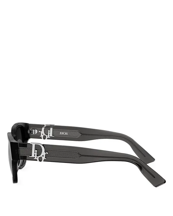 Dior Oblique S1i Square Sunglasses - Gray/smoke