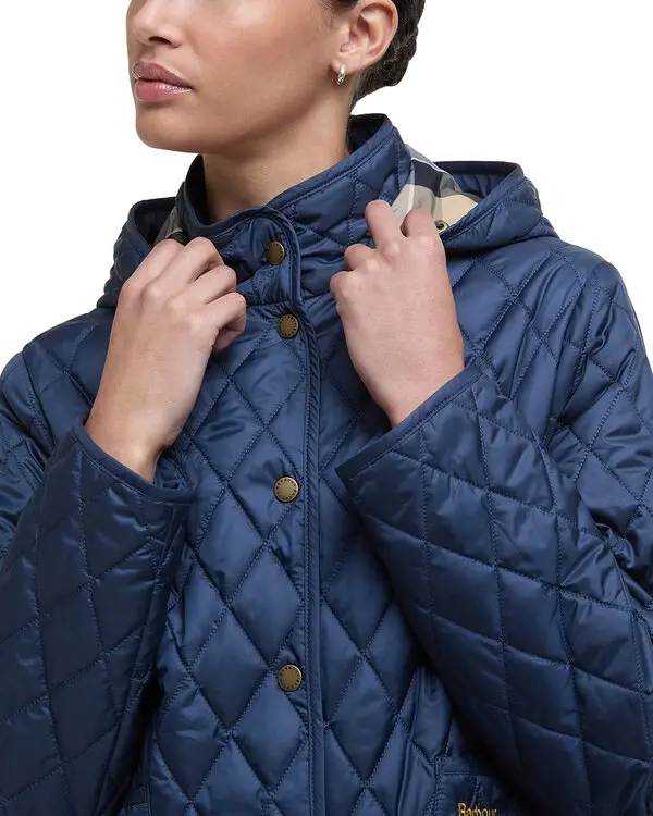 Barbour Quilted Jacket In Navy/Dress - 25% Off | Editorialist