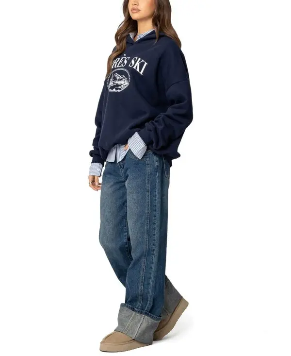 EDIKTED Apres Ski Oversized Hoodie