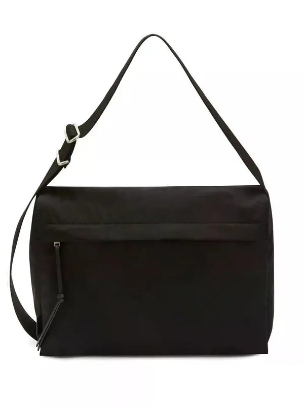 JIL SANDER Large Soft Messenger Bag - Black