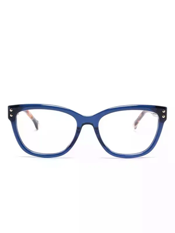 Carolina Herrera Square Frame Eyeglasses - Blue