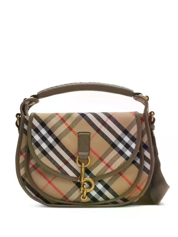 Burberry Small Clip Crossbody Bag - Neutrals