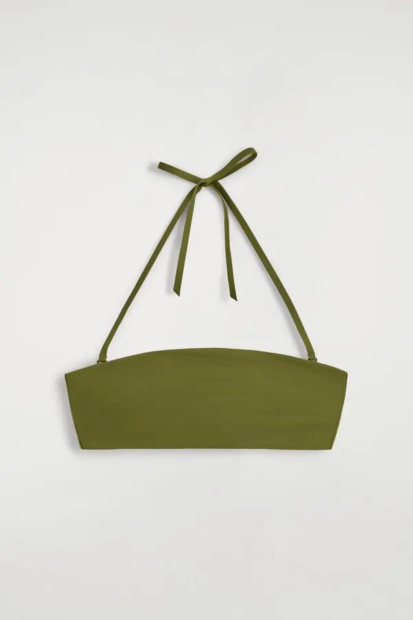 Cos Bandeau Bikini Top - Green