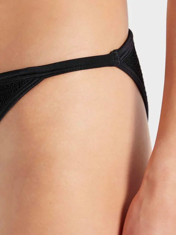 Hunza G Tyler Tonal Bikini Set - Black