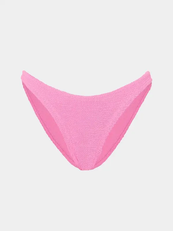 Hunza G Classic Bikini Bottom - Crinkle Bubblegum