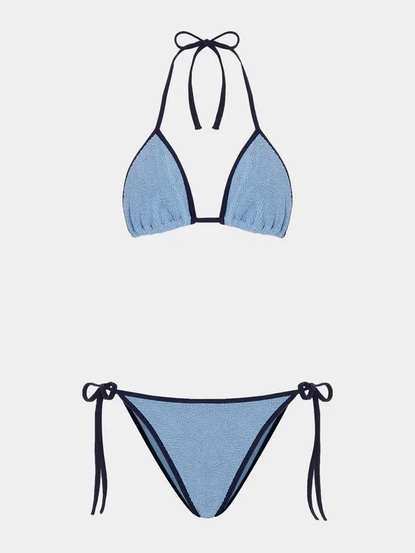 Hunza G Gina Bikini - Cornflower/navy